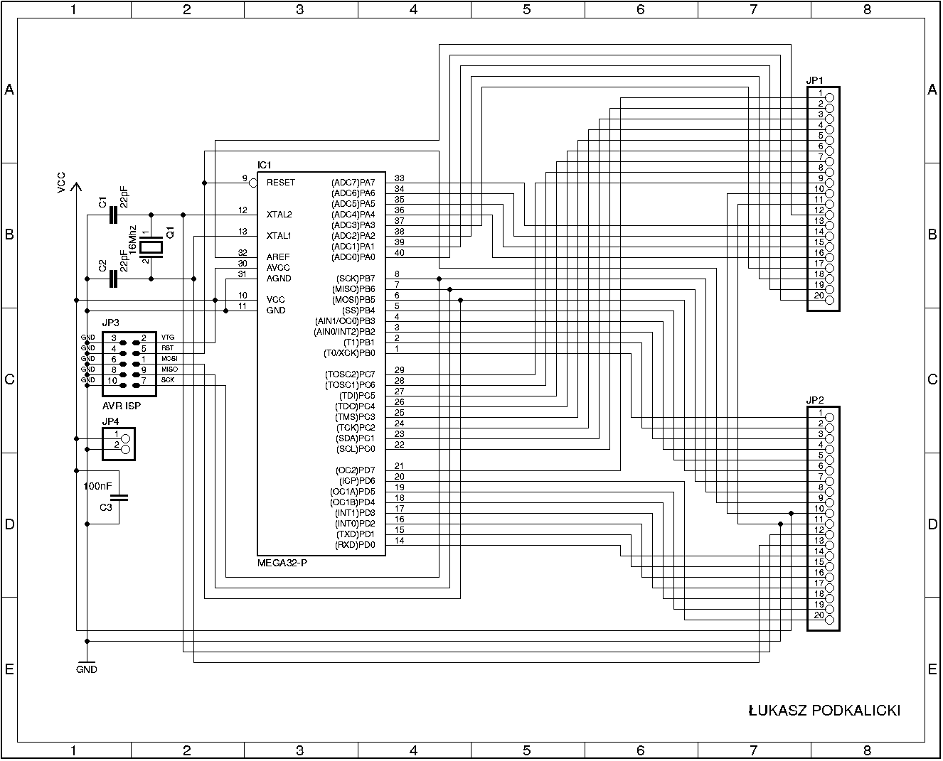 [MBAVR-4] Minimalist development board for Atmega16/Atmega32 - Łukasz ...